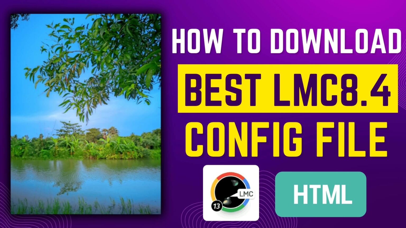 Download Config File For LMC 8.4 Camera
